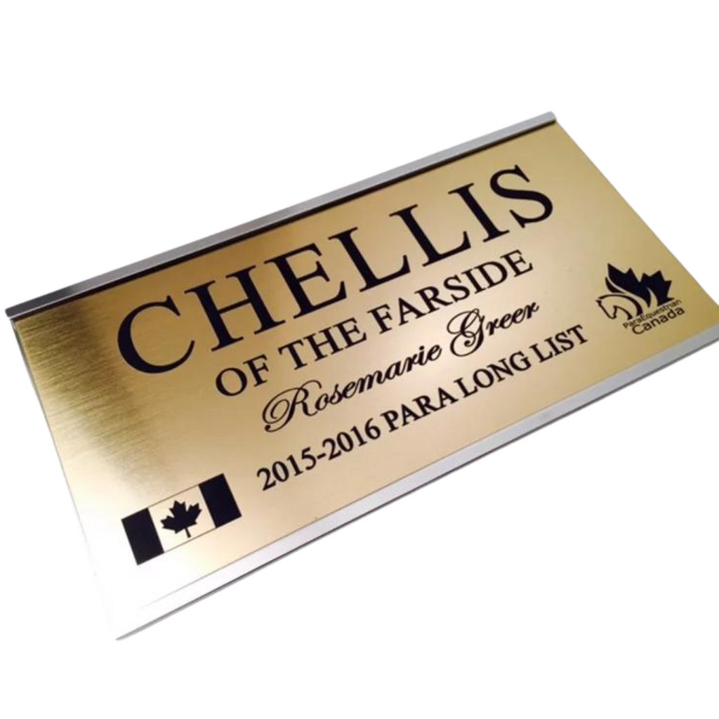 Buy Online Classic 8x4 Stall Plate - Ride Every Stride Inc.
