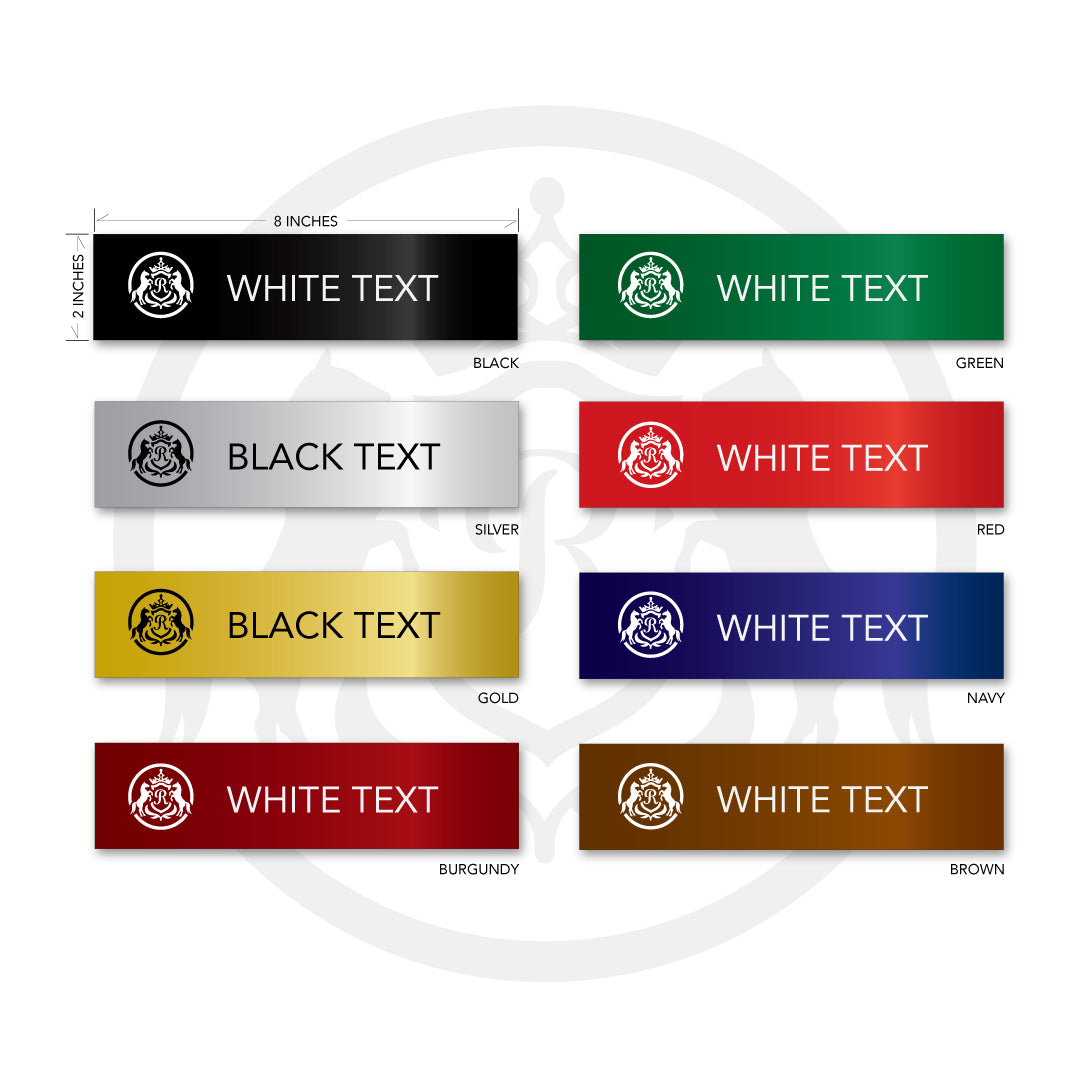 Buy Online Classic 8x2 Stall Plate - Ride Every Stride Inc.