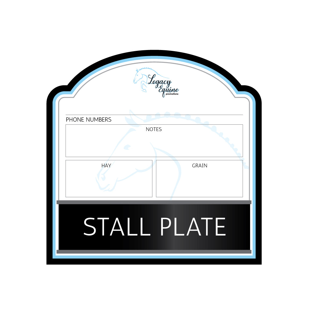 Premium Dry Erase Stall Plaques – Ride Every Stride Inc.